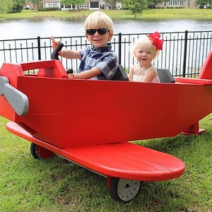 Play Plane Plans, Red Baron for Driveway and Garden - Etsy
