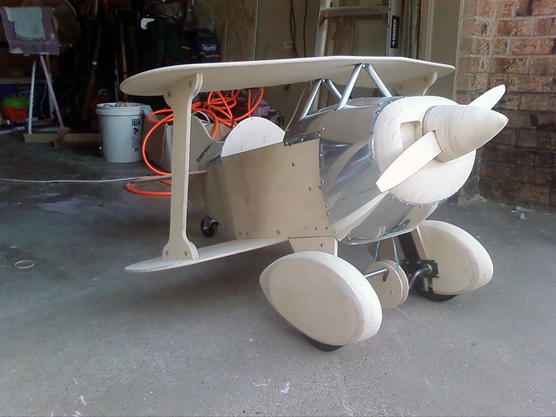 PEDAL PLANE Pitts Special Bi-plane Plans - Etsy
