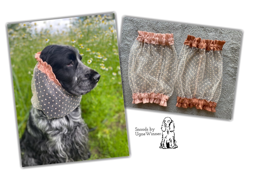 Breathable Dog Snood - Extra Lightweight Summer Snood - Wavy Endings ...