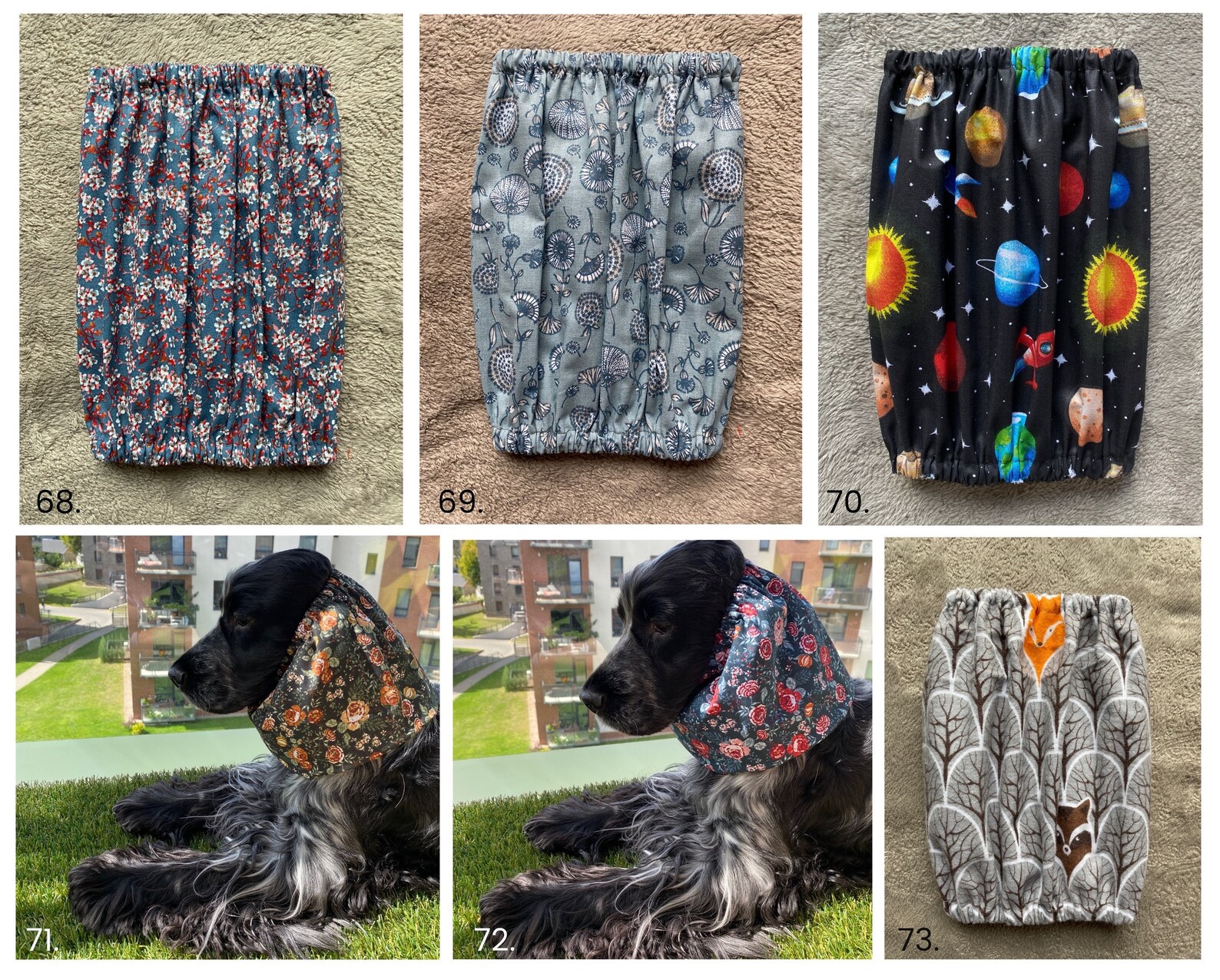 Cotton Snoods Snoods for Long-eared Dogs Ear Protector - Etsy