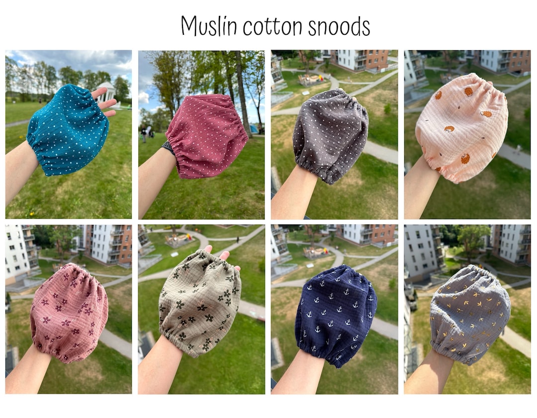 Cotton Dog Snood - Muslin Cotton Snood - Snoods for Long-eared Dogs ...