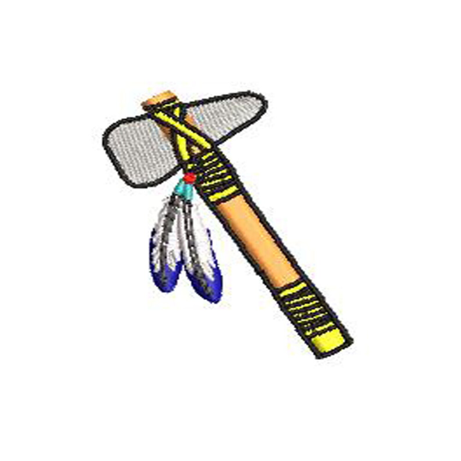 Machine Embroidery Designs for Tomahawk Worrior Axe 37mm X 49mm ...