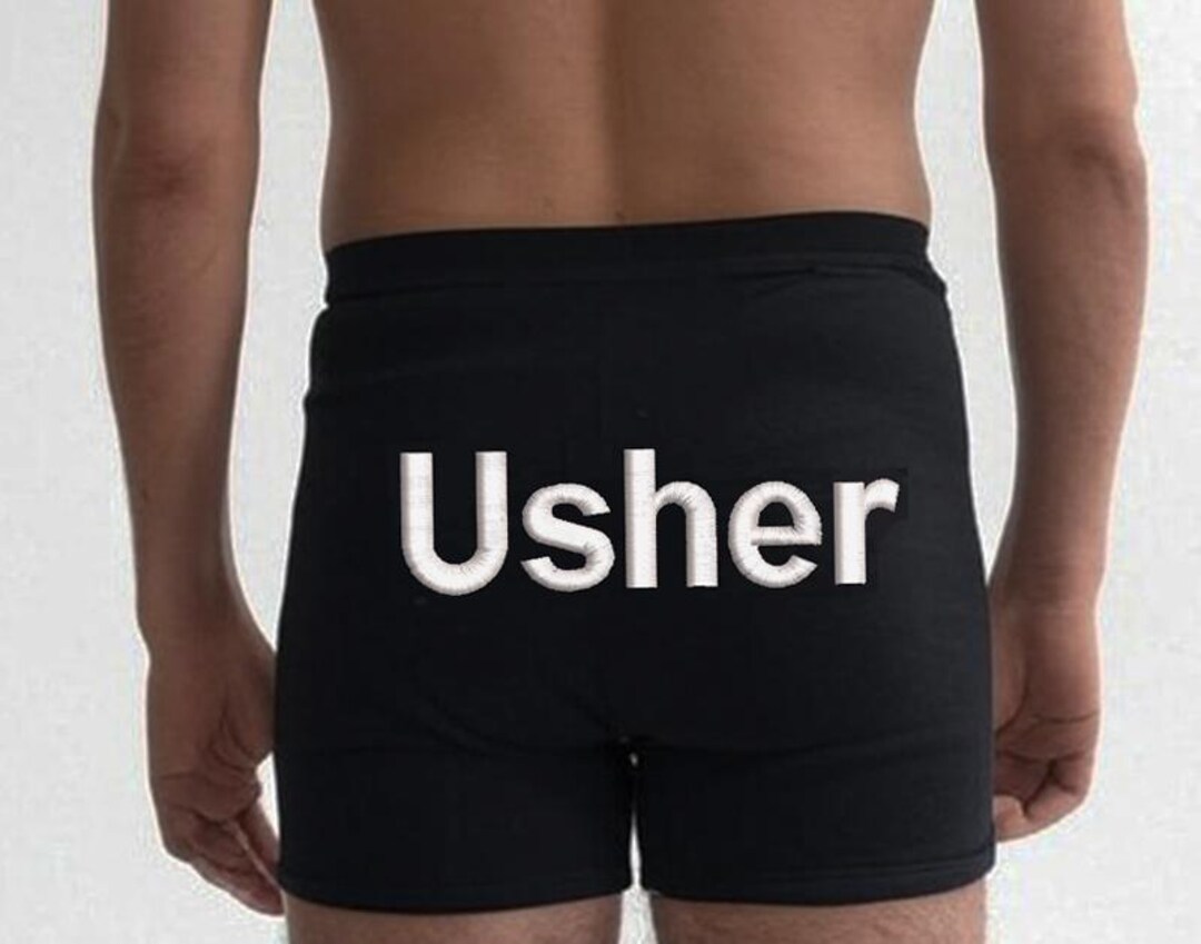 Personalised Boxers Shorts Valentines Wedding Custom Usher Underwear ...