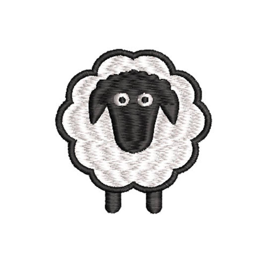 Machine Embroidery Designs Sheep 52mm X 56mm Download File .dst .hus ...