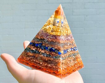 Chakra Orgone Pyramid - Etsy