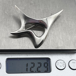 1967 Ivan Tarratt Ernest A Blyth Amoeba SIGNED Brooch Sterling Silver ...