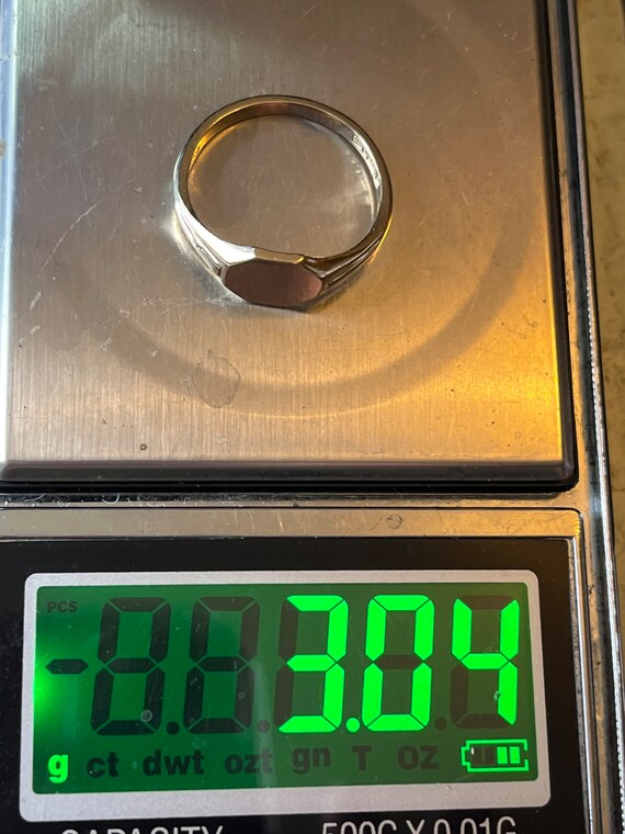 Antique 9ct gold signet ring Chester hallmark 1900 si… - Gem