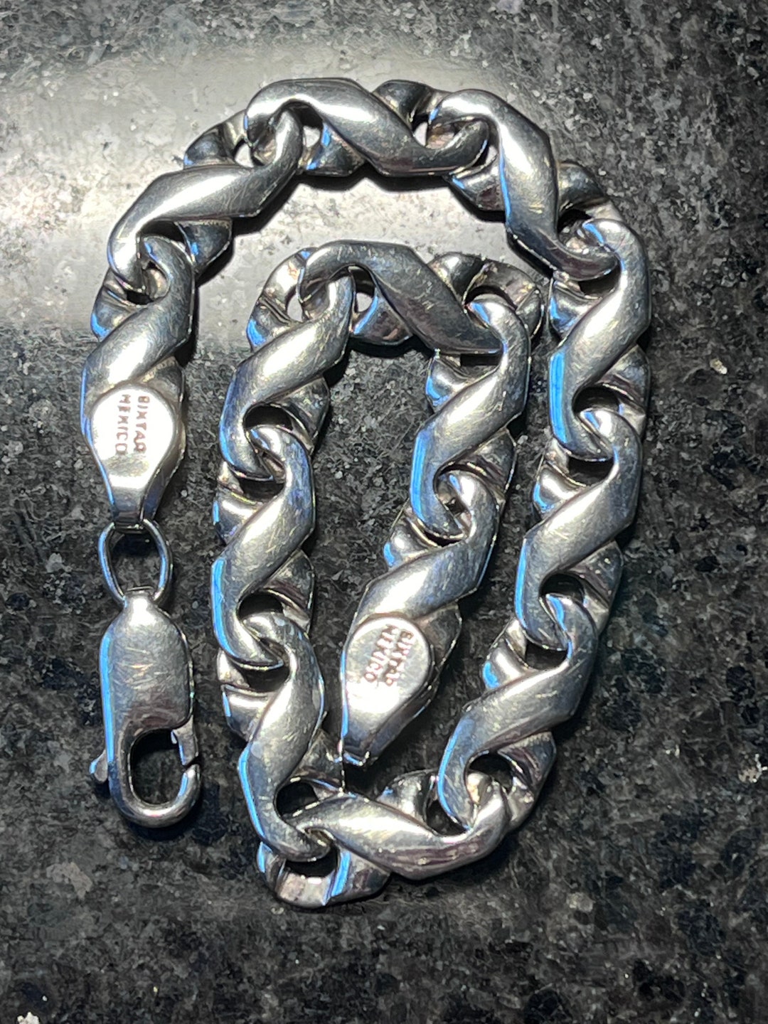 Sixtar Mexico 925 Silver Vintage 18cm Bracelet - Etsy