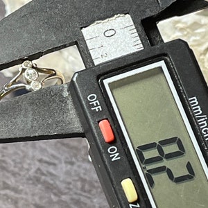 Antique Triple Vertical Diamond 18ct Gold Ring Size Ukm Usa6 - Etsy