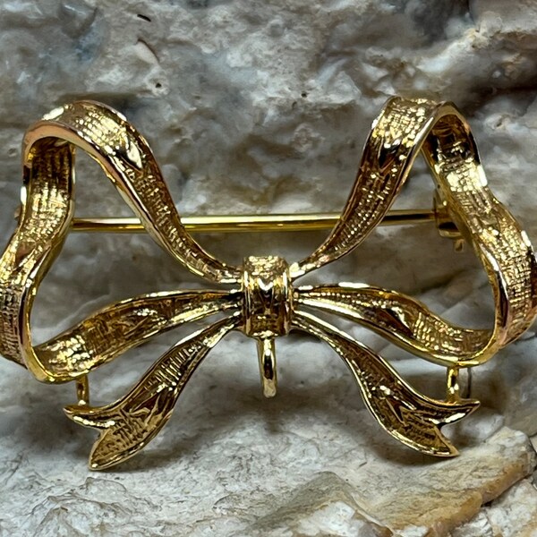 Bow Brooch - Etsy