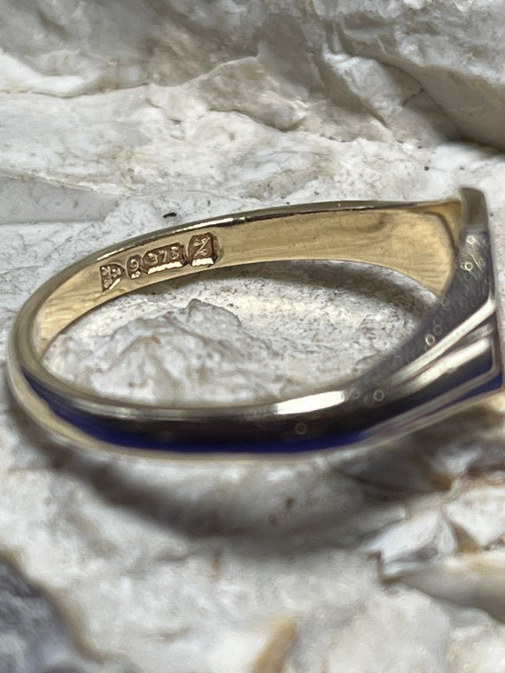 Antique 9ct gold signet ring Chester hallmark 1900 si… - Gem