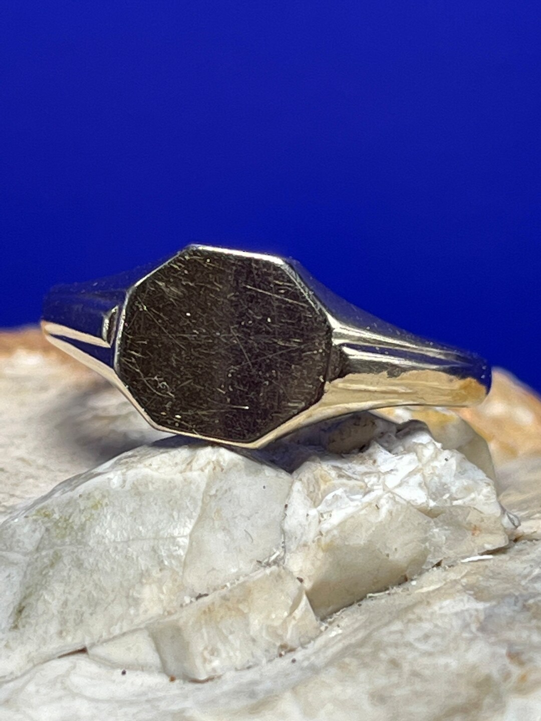 Antique 9ct Gold Signet Ring Chester Hallmark 1900 Size Ukr Usa8.75 - Etsy
