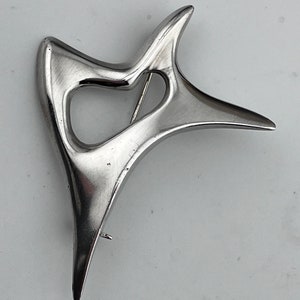 1967 Ivan Tarratt Ernest A Blyth Amoeba SIGNED Brooch Sterling Silver ...