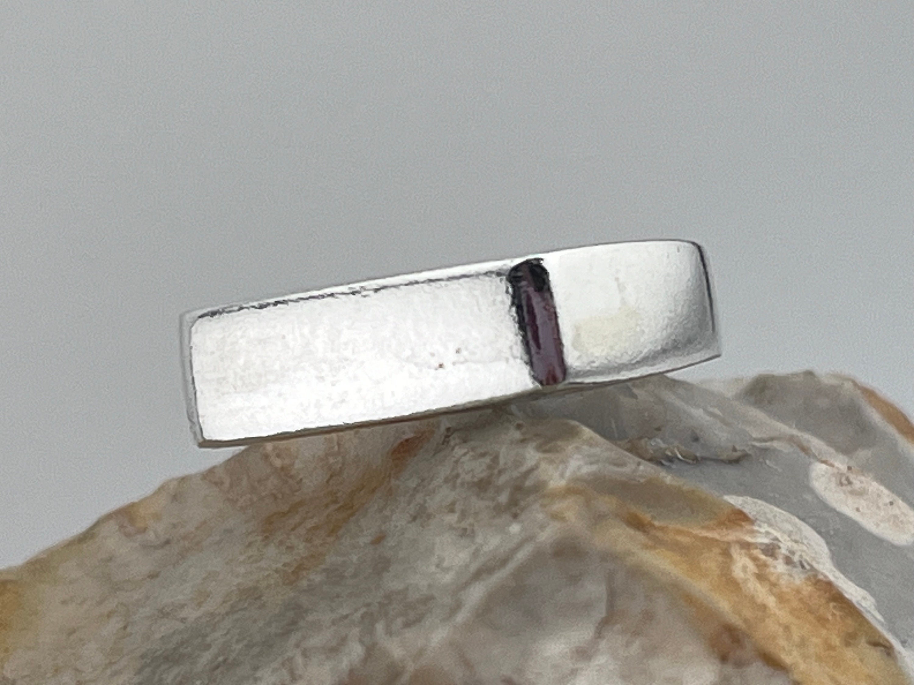 Vintage Silver Signet Ring Band Stacker Spacer Size Uk M1/2 USA 6.5 - Etsy
