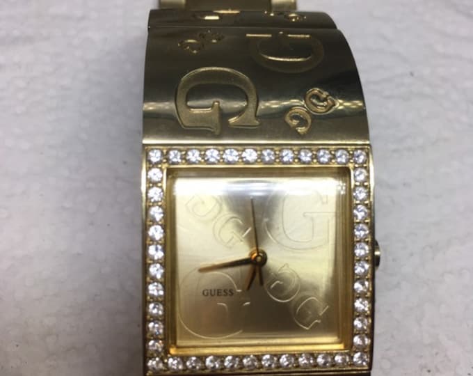 Ladies Guess Square Steel Watch DG - Etsy