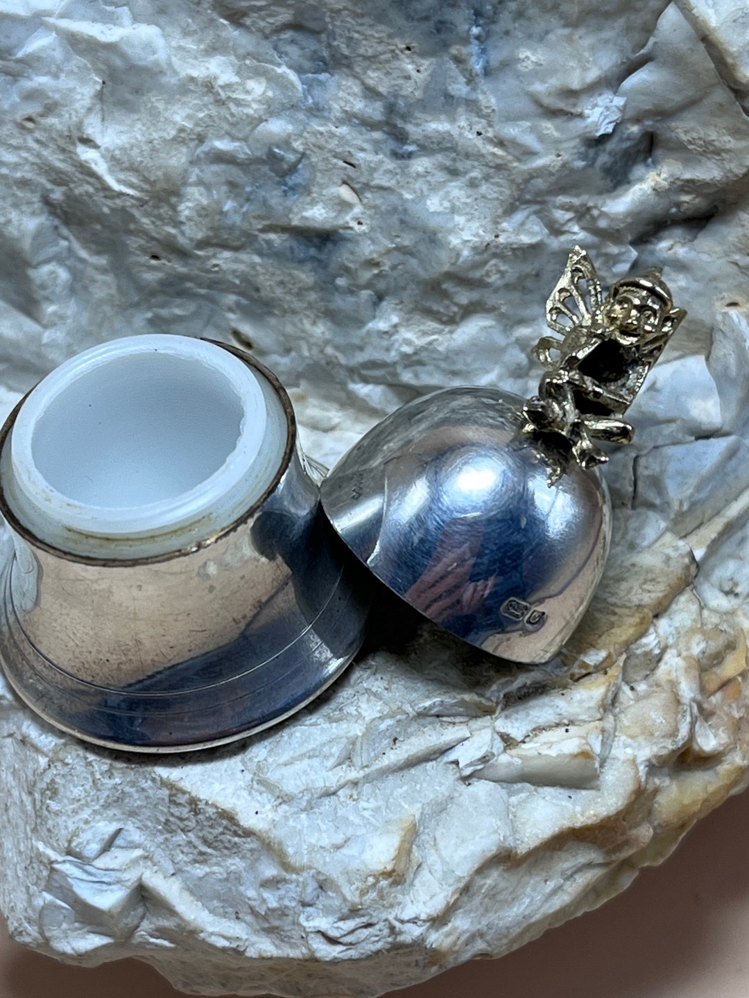 1998 Sterling Silver Tooth Fairy Bell Container - Etsy UK