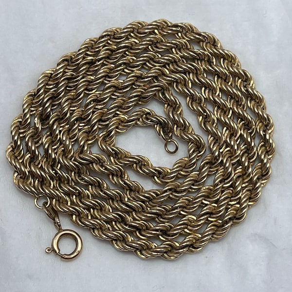 Vintage Rope Chain - Etsy