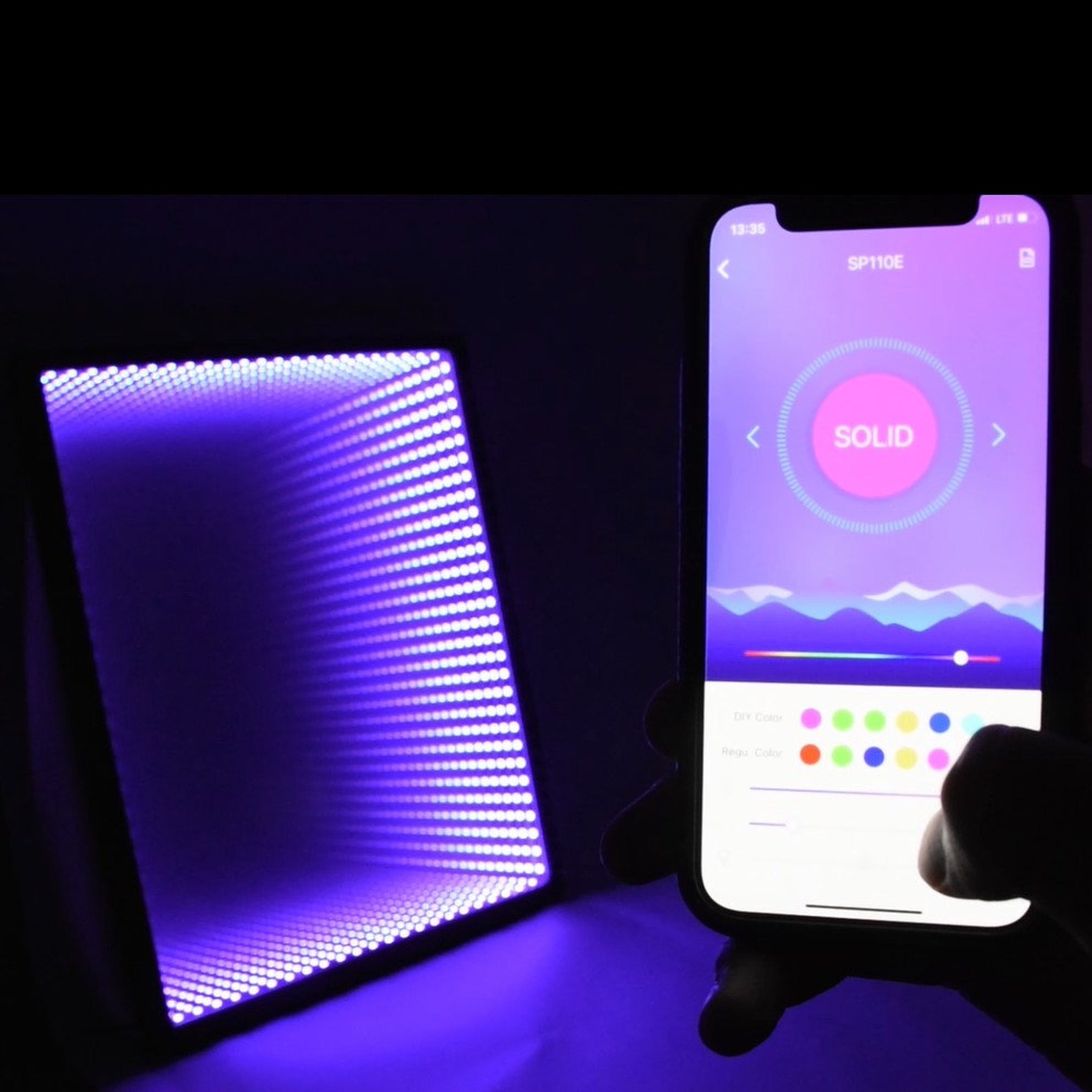 Infinity Mirror Wall Decor LED Magical Light Portal for Amazing Room ...