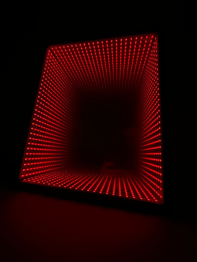 Infinity Mirror Wall Decor LED Magical Light Portal for - Etsy