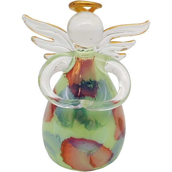 Glass Angel Figurine - Etsy