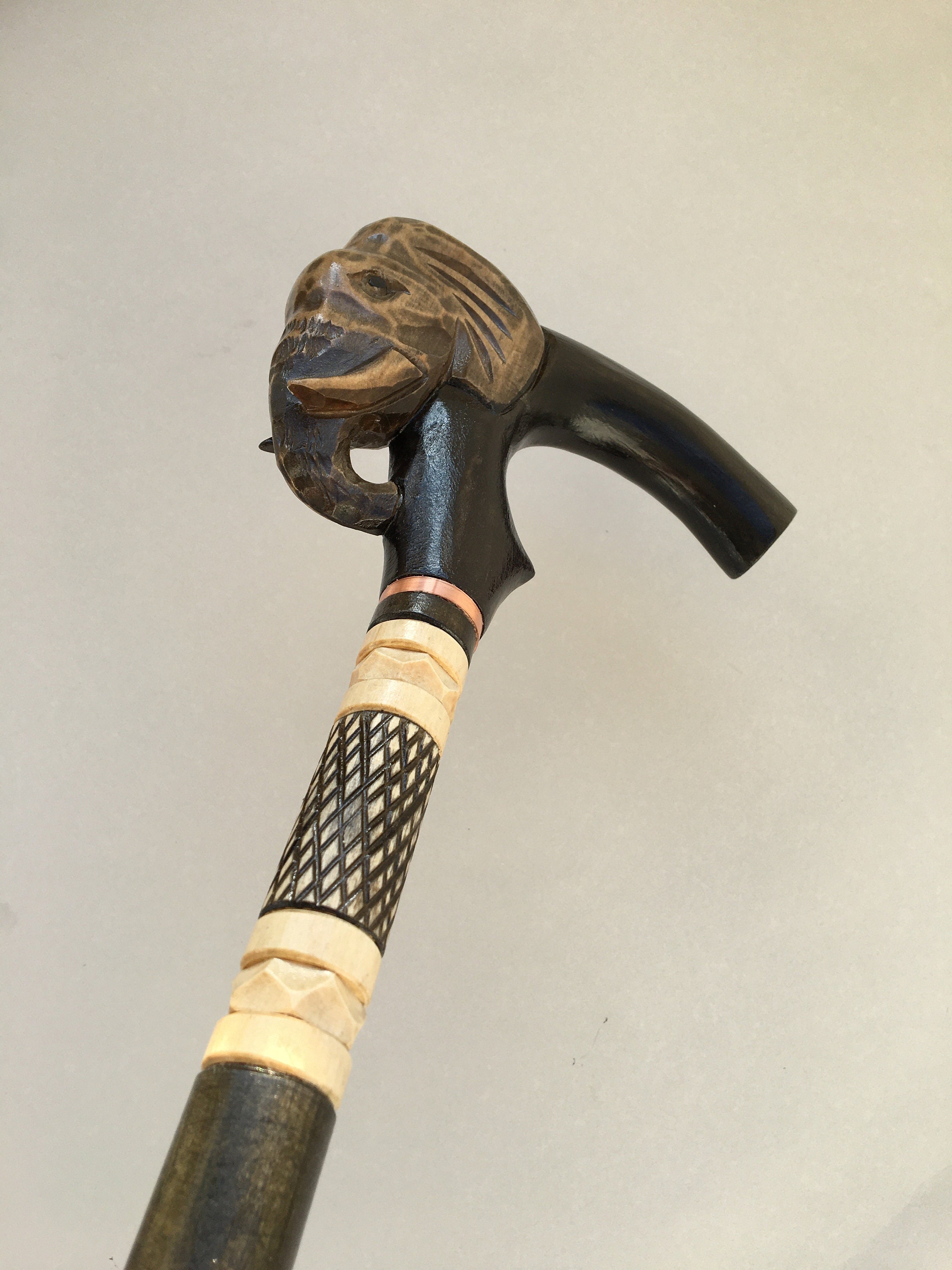 Elephant Designer Cane for Men Walking Stick - Etsy