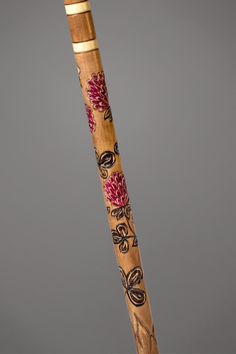 Trendy Pretty Walking Cane Stick for Women Delicate Floral Motif for ...