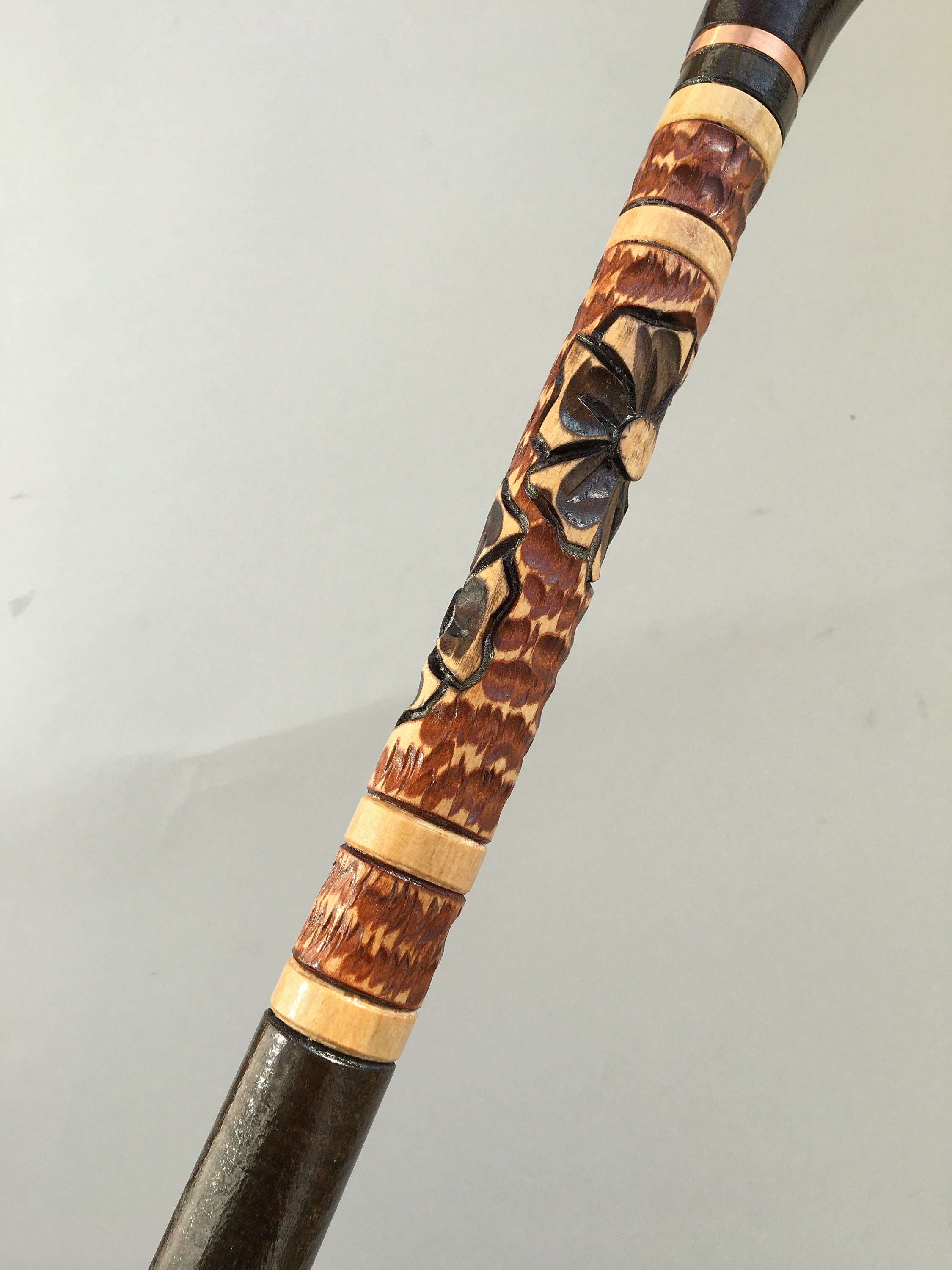 Wood for Women and Men Fancy Design Wooden Raven Handle Hand - Etsy UK