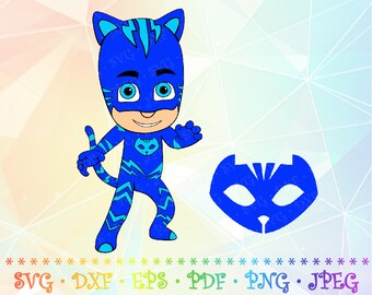 Pj masks logo | Etsy