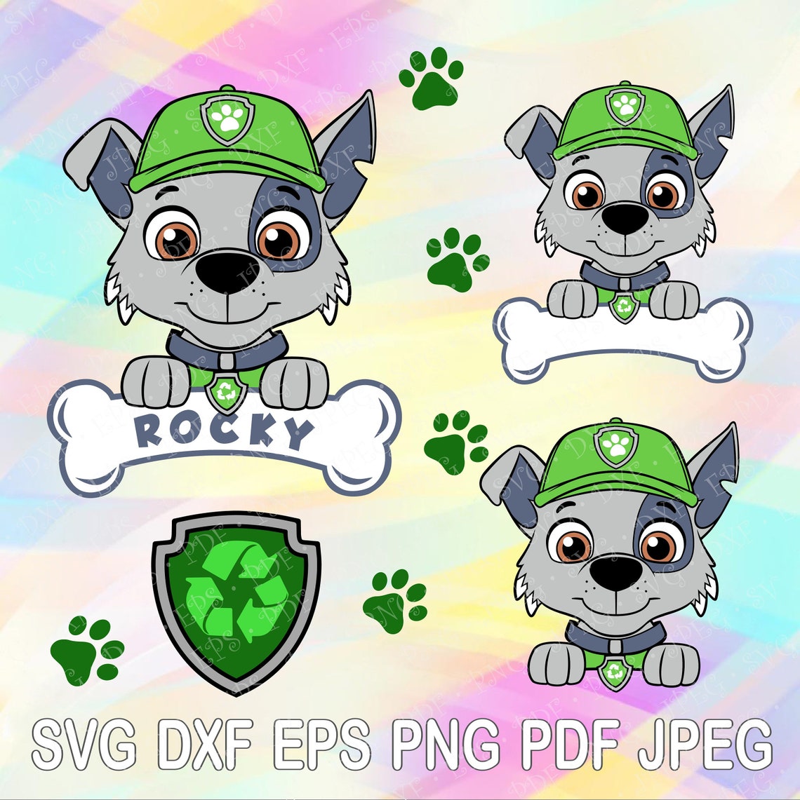 Rocky paw patrol svg - syncvfe