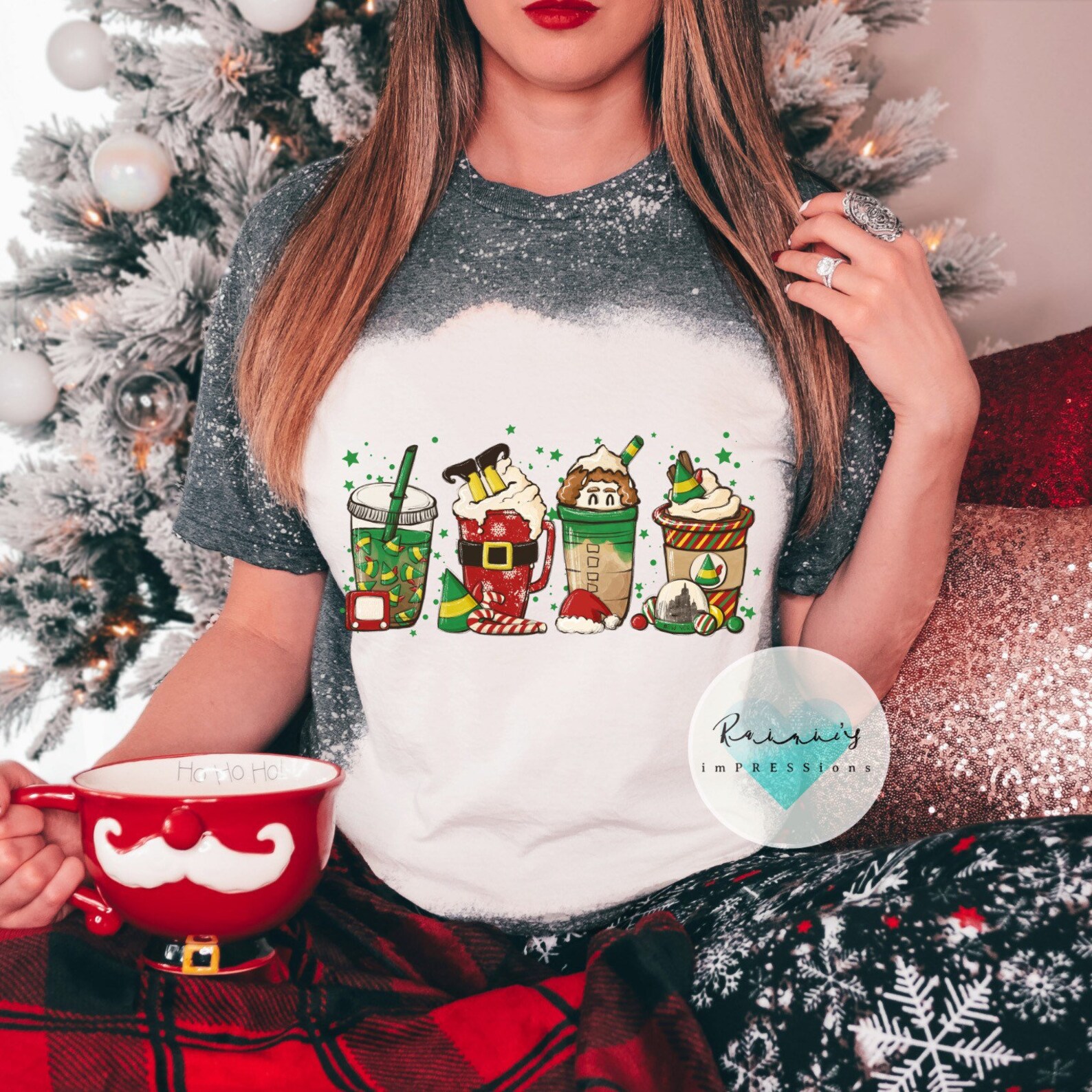 Elf Coffee SUBLIMATION TRANSFER SHEET Ready to Press - Etsy