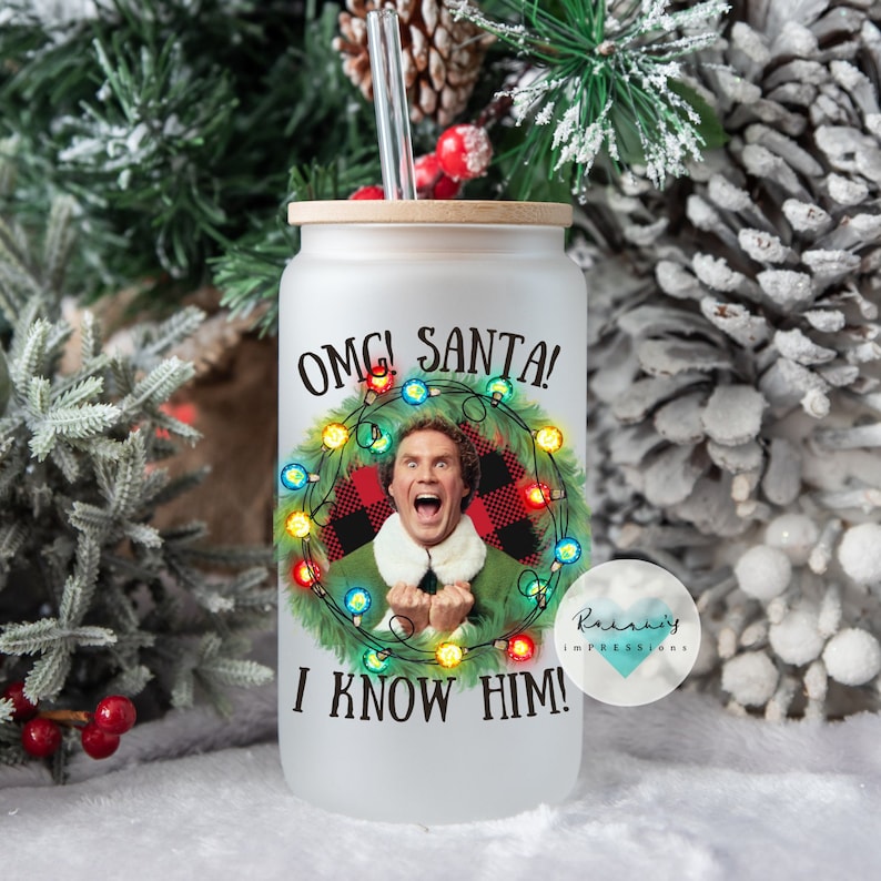 Omg Santa I Know Him SUBLIMATION TRANSFER SHEET Ready to - Etsy