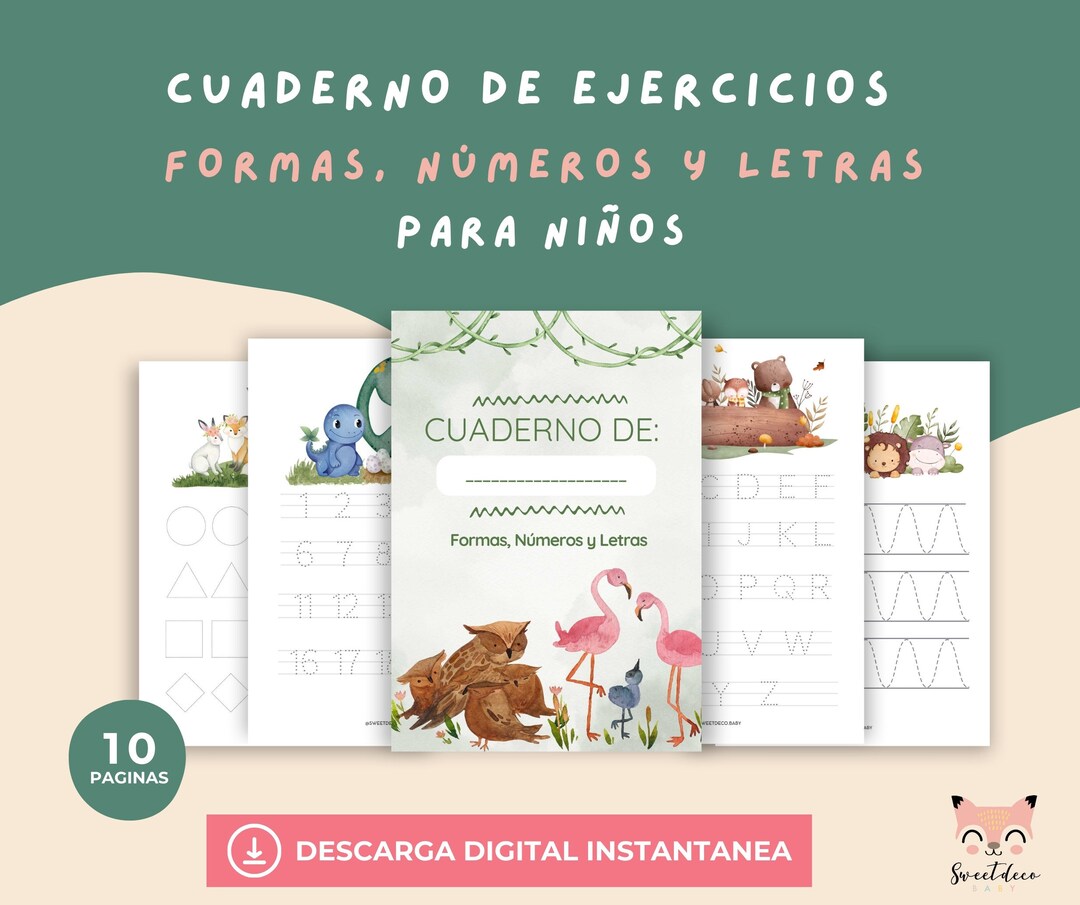 Educational Printable Handwriting Practice for Kids in Spanish ...