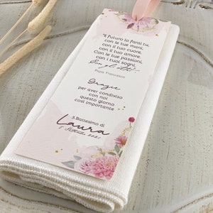 Segnaposto battesimo, segnaposti con frase ringraziamento - Etsy Italia