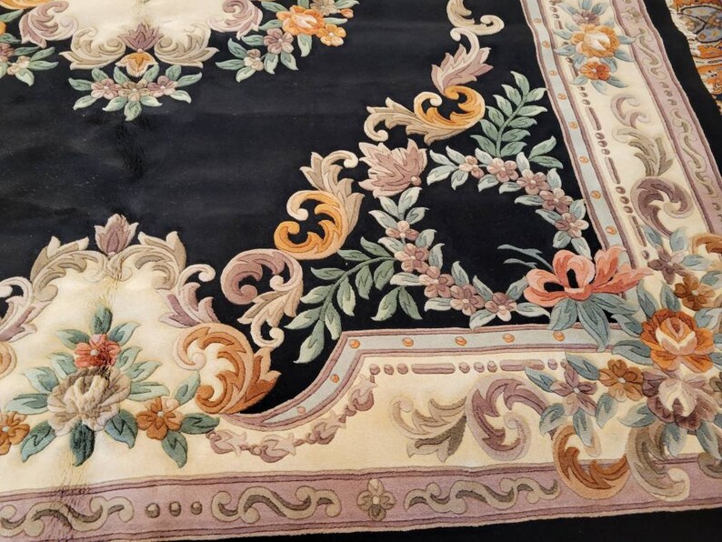 Chinese Art Deco Peking Rug 90 Line Wool Hand Knotted Rug - Etsy