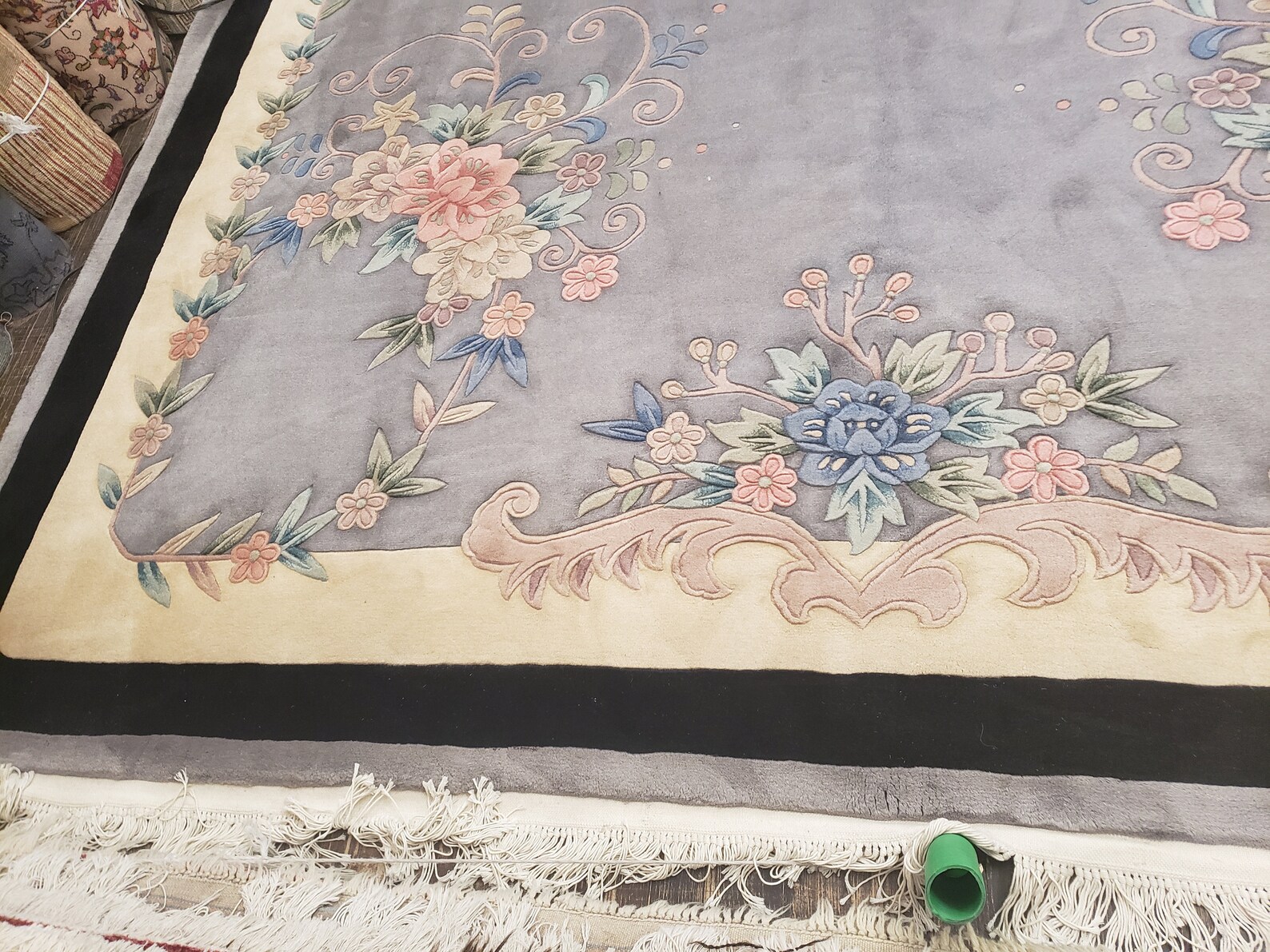 Chinese Art Deco Peking Rug 90 Line Wool Hand Knotted Rug Aubusson ...