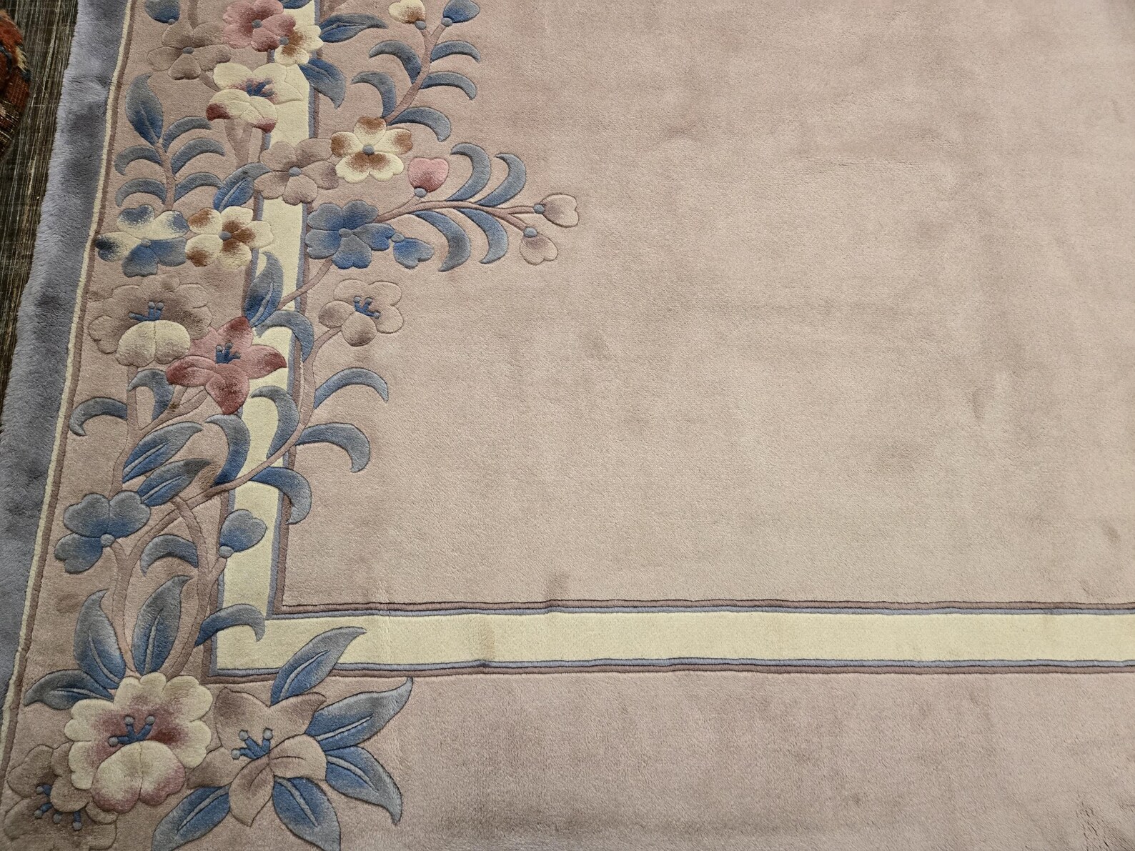 Chinese Art Deco Peking Rug 90 Line Wool Hand Knotted Rug Aubusson ...