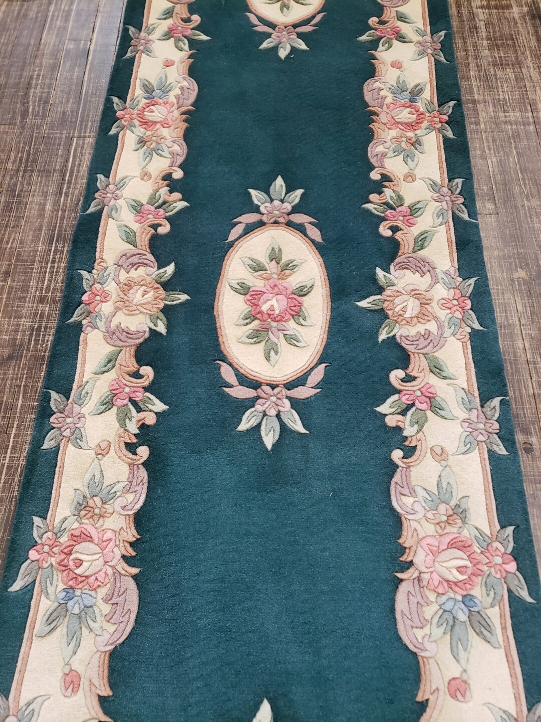 Chinese Art Deco Peking Rug Runner Wool Hand Knotted Rug Excellent ...