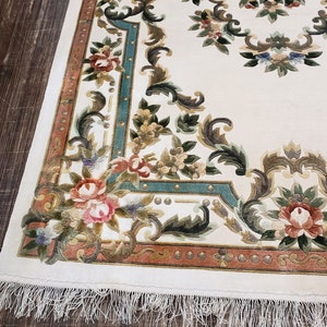 Chinese Art Deco Peking Rug 90 Line Silk Hand Knotted Rug Aubusson ...
