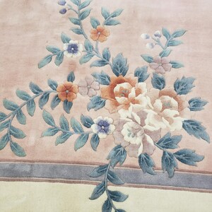 Chinese Art Deco Peking Rug 90 Line Wool Hand Knotted Rug Wool Vintage ...