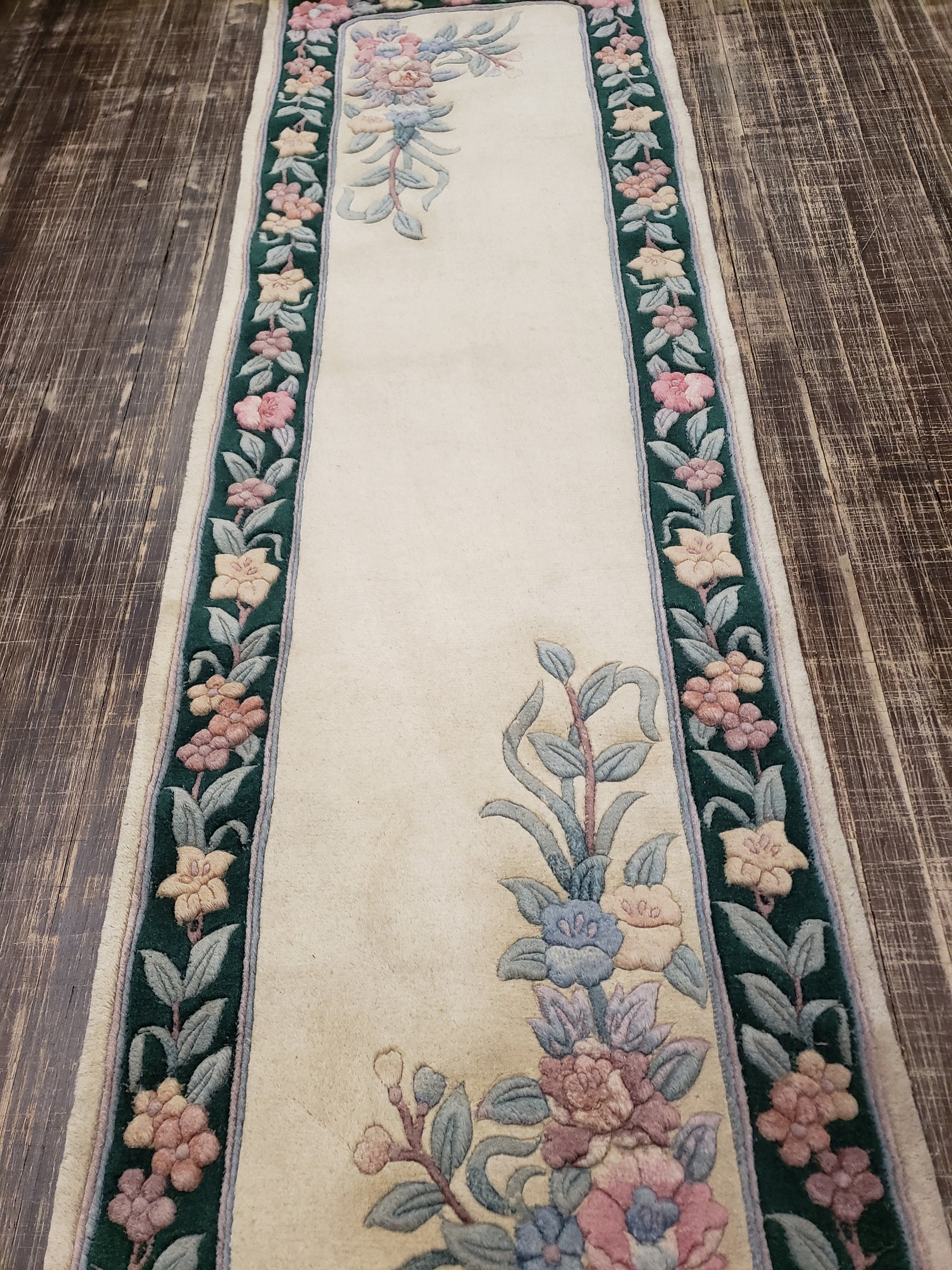 Chinese Art Deco Peking Rug Runner Wool Hand Knotted Rug Excellent ...
