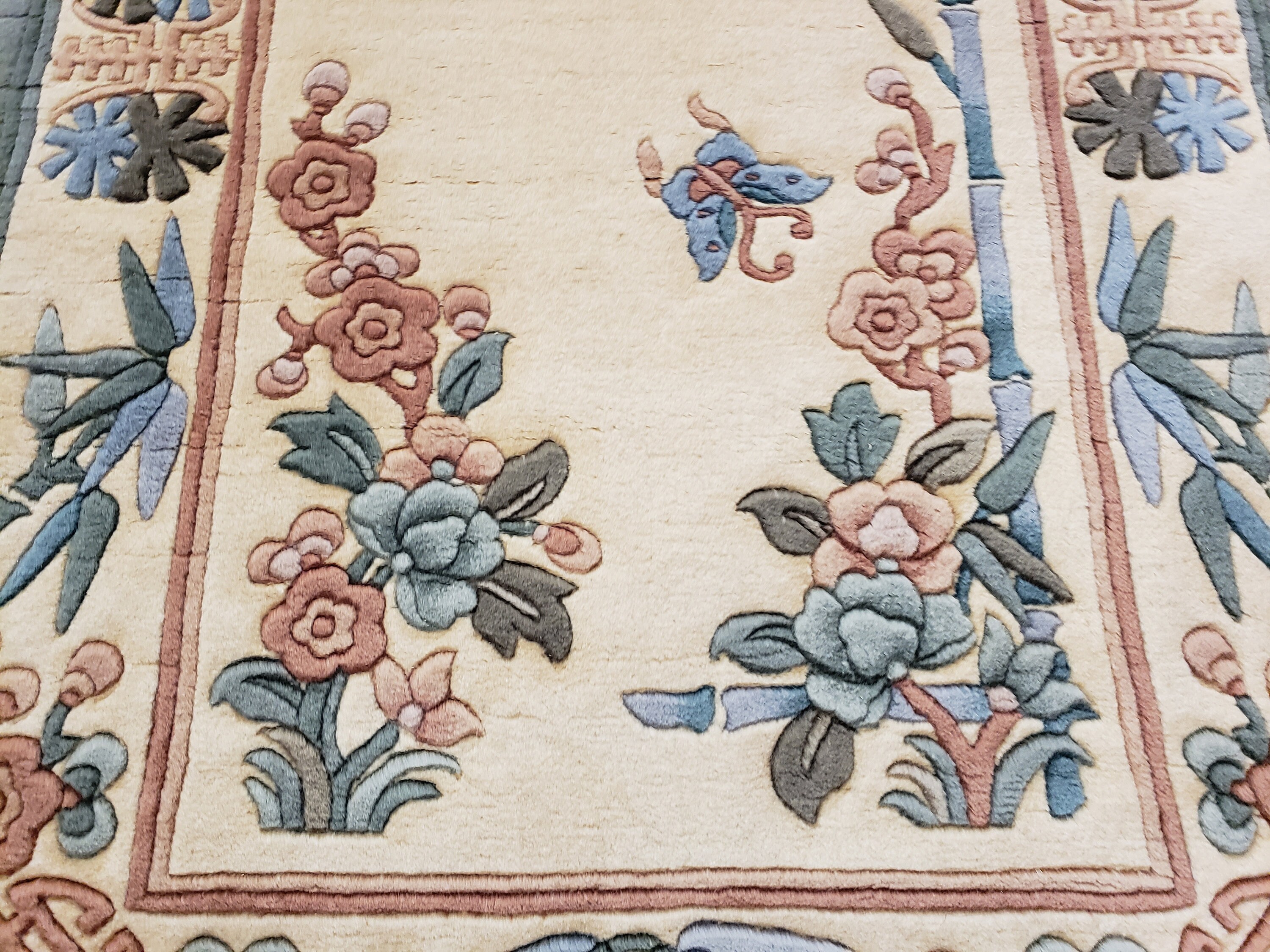 Chinese Art Deco Peking Rug Runner Wool Hand Knotted Rug Excellent ...