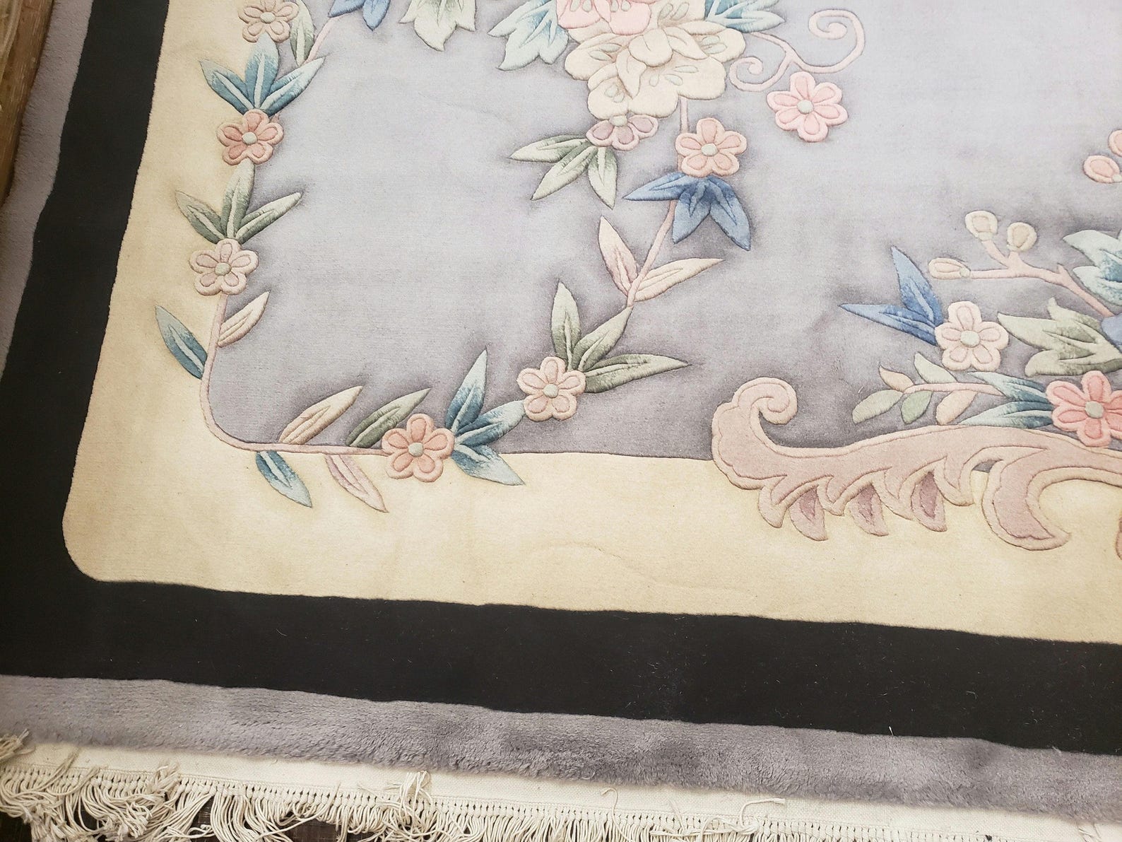 Chinese Art Deco Peking Rug 90 Line Wool Hand Knotted Rug Aubusson ...