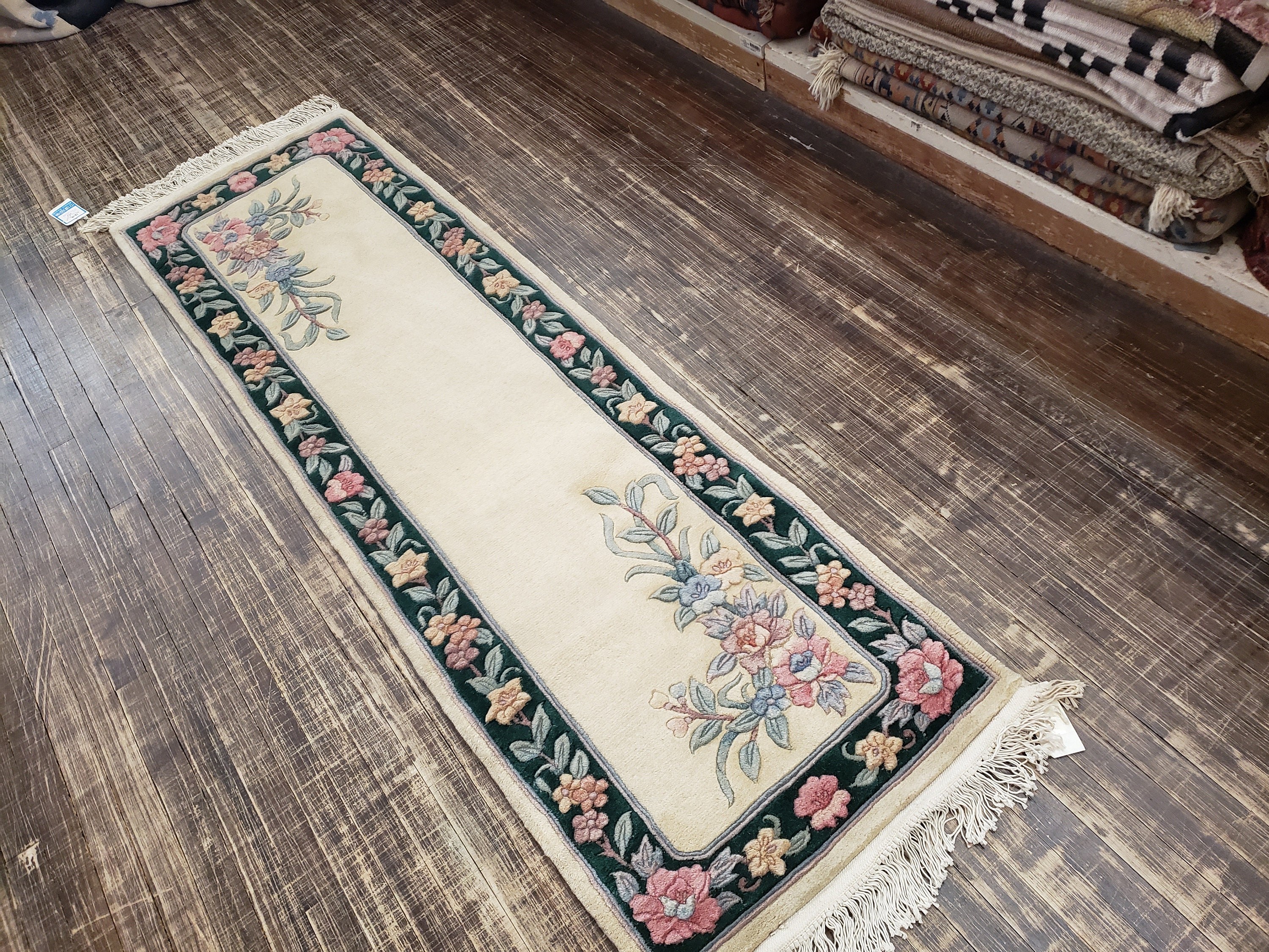 Chinese Art Deco Peking Rug Runner Wool Hand Knotted Rug Excellent ...