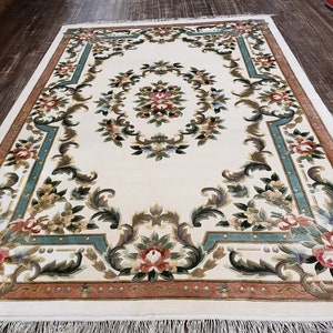 Chinese Art Deco Peking Rug 90 Line Silk Hand Knotted Rug Aubusson ...