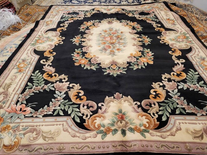 Chinese Art Deco Peking Rug 90 Line Wool Hand Knotted Rug - Etsy