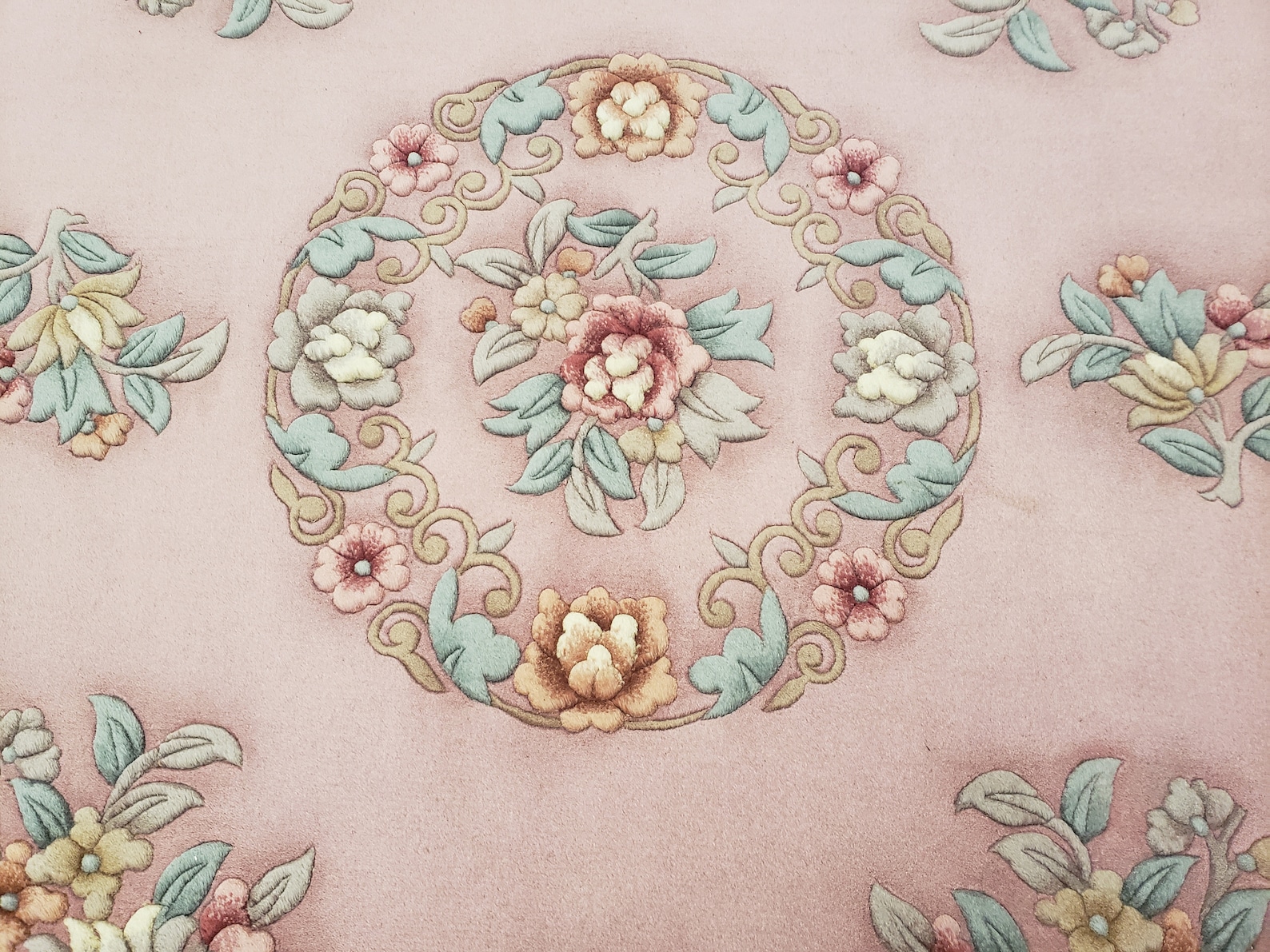 Chinese Art Deco Peking Rug Aubusson Blue Chinese Rug Wool Chinese Rug ...