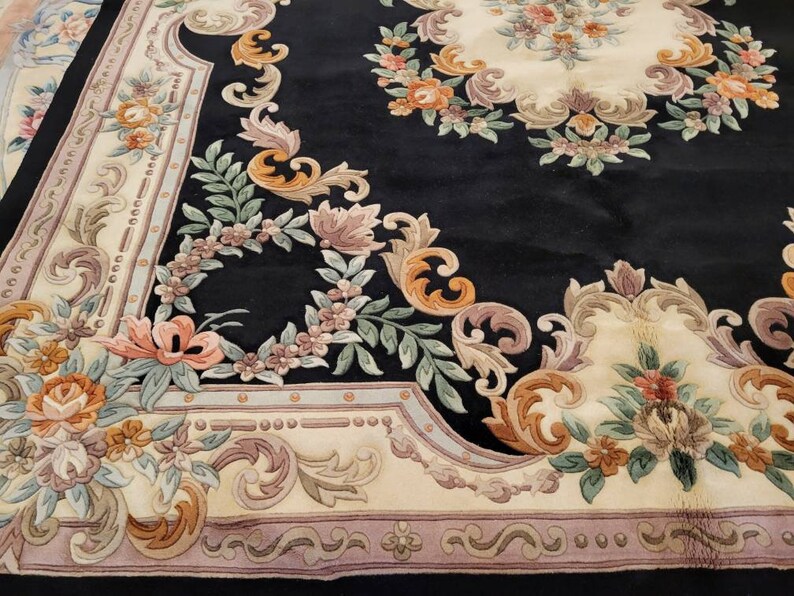 Chinese Art Deco Peking Rug 90 Line Wool Hand Knotted Rug - Etsy