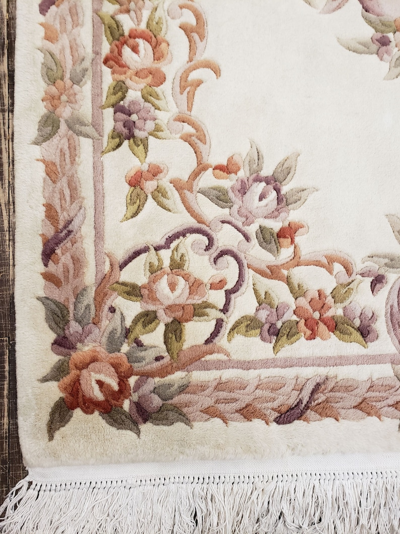 Chinese Aubusson Art Deco Peking Rug 90 Line Wool Hand Knotted - Etsy