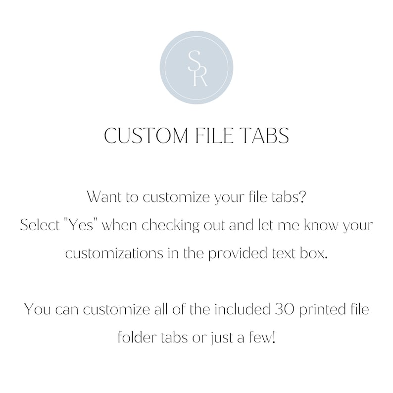 File Tabs for Home Documents | Home Files, File Organization, Paper ...