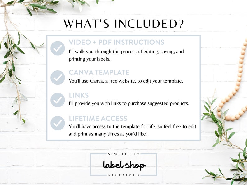 Editable Minimalist Pantry Labels Printable Labels Canva - Etsy